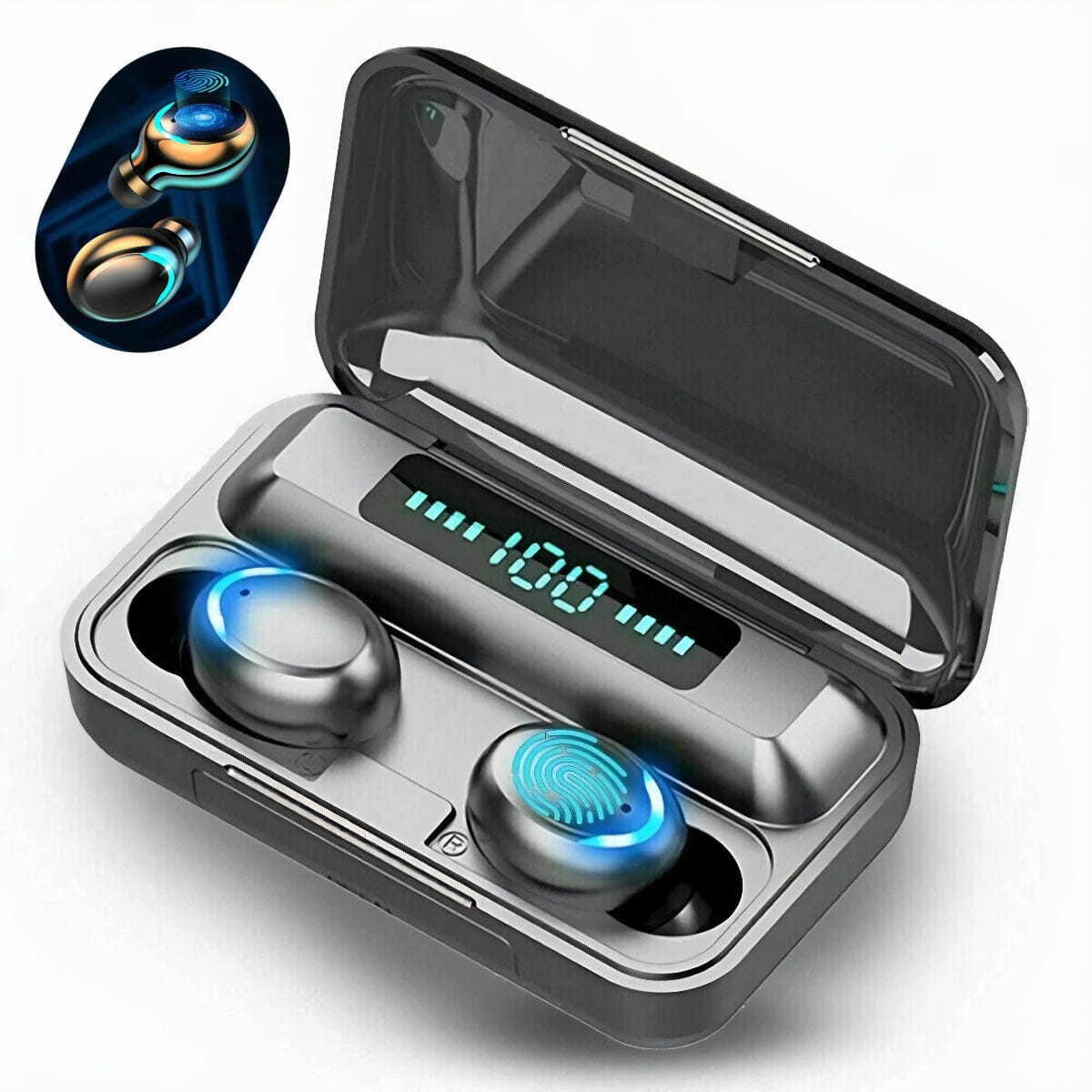 SMAXPro™ Foldable On-Ear Bluetooth Headphones w/ Mic: Super Bass Deep ...